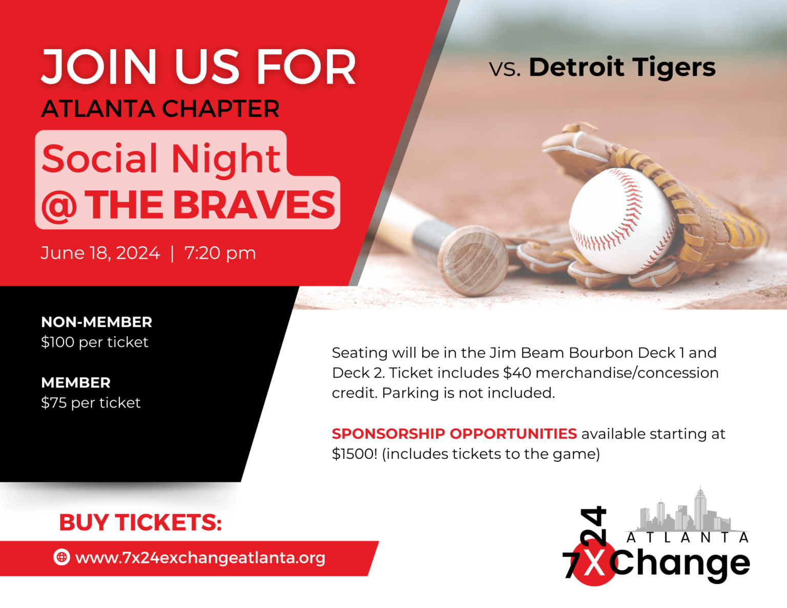 7×24 Exchange – Atlanta Chapter Atlanta Chapter Social Night @ The Braves (06/2024) - 7x24 ...